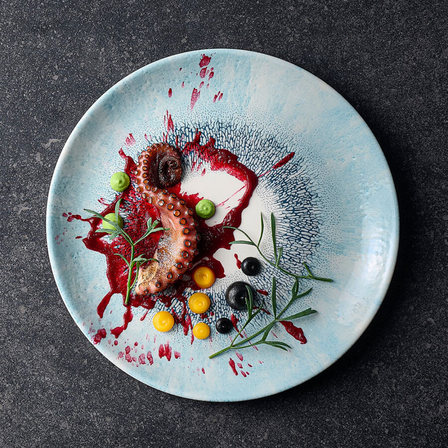 Churchill Studio Prints Fusion Aquamarine Coupe Plate 28.8cm