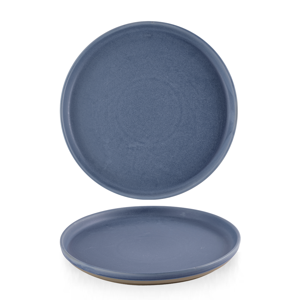 Churchill Emerge Oslo Blue Teller mit Erhöhtem Rand 26cm