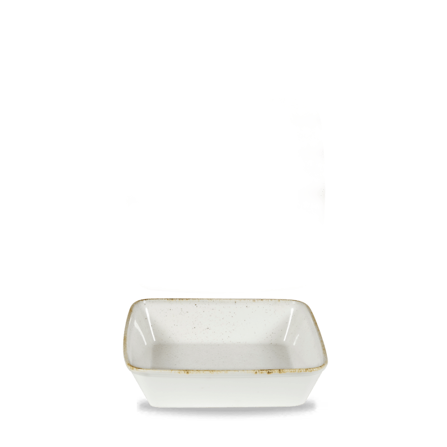 Churchill Counter Serve Hints Barley White Square Dish 25cm