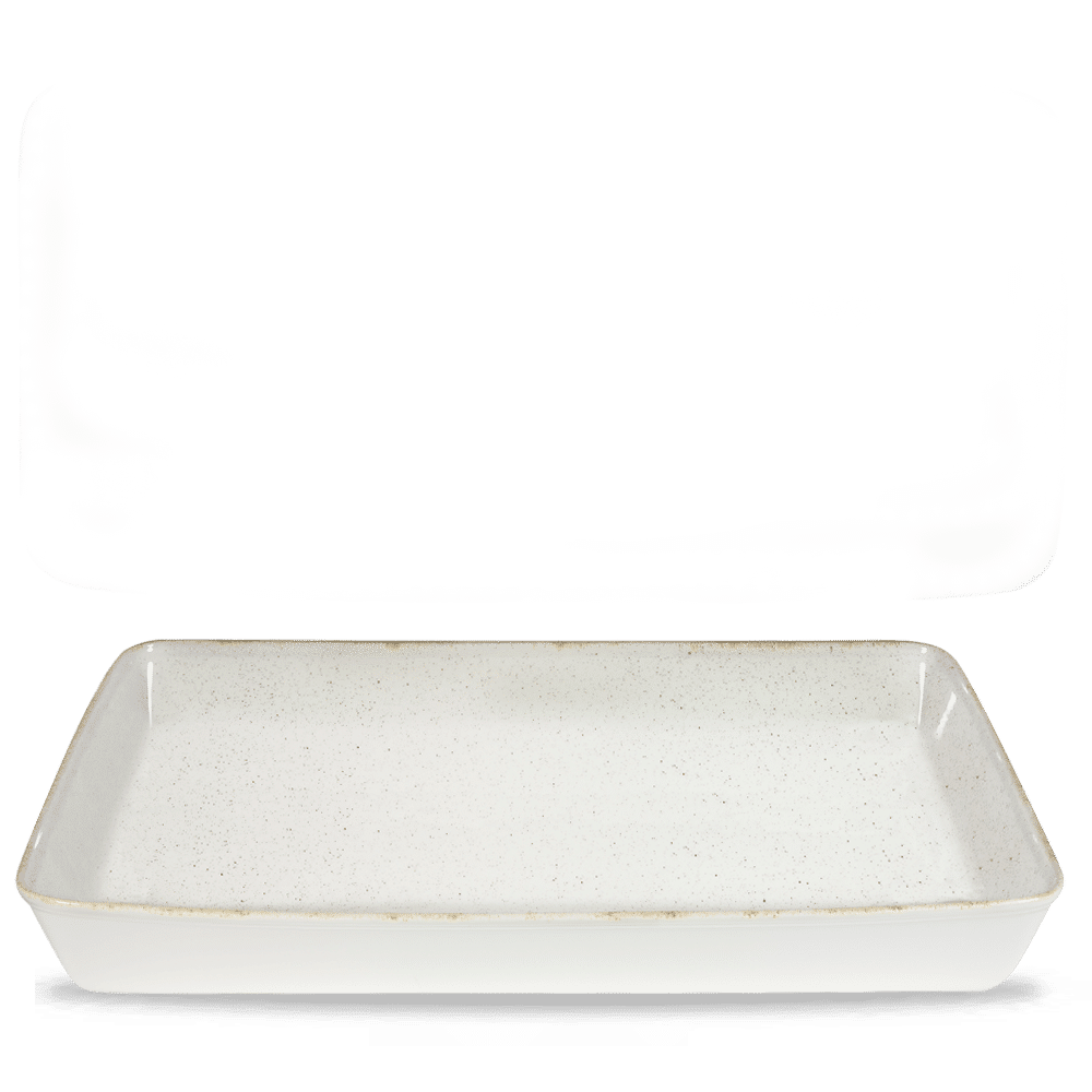 Churchill Counter Serve Hints Barley White Längliche Platte 53cm