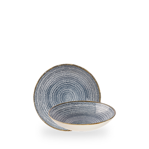 Churchill Homespun Slate Blue Coupe Schale 18.2cm