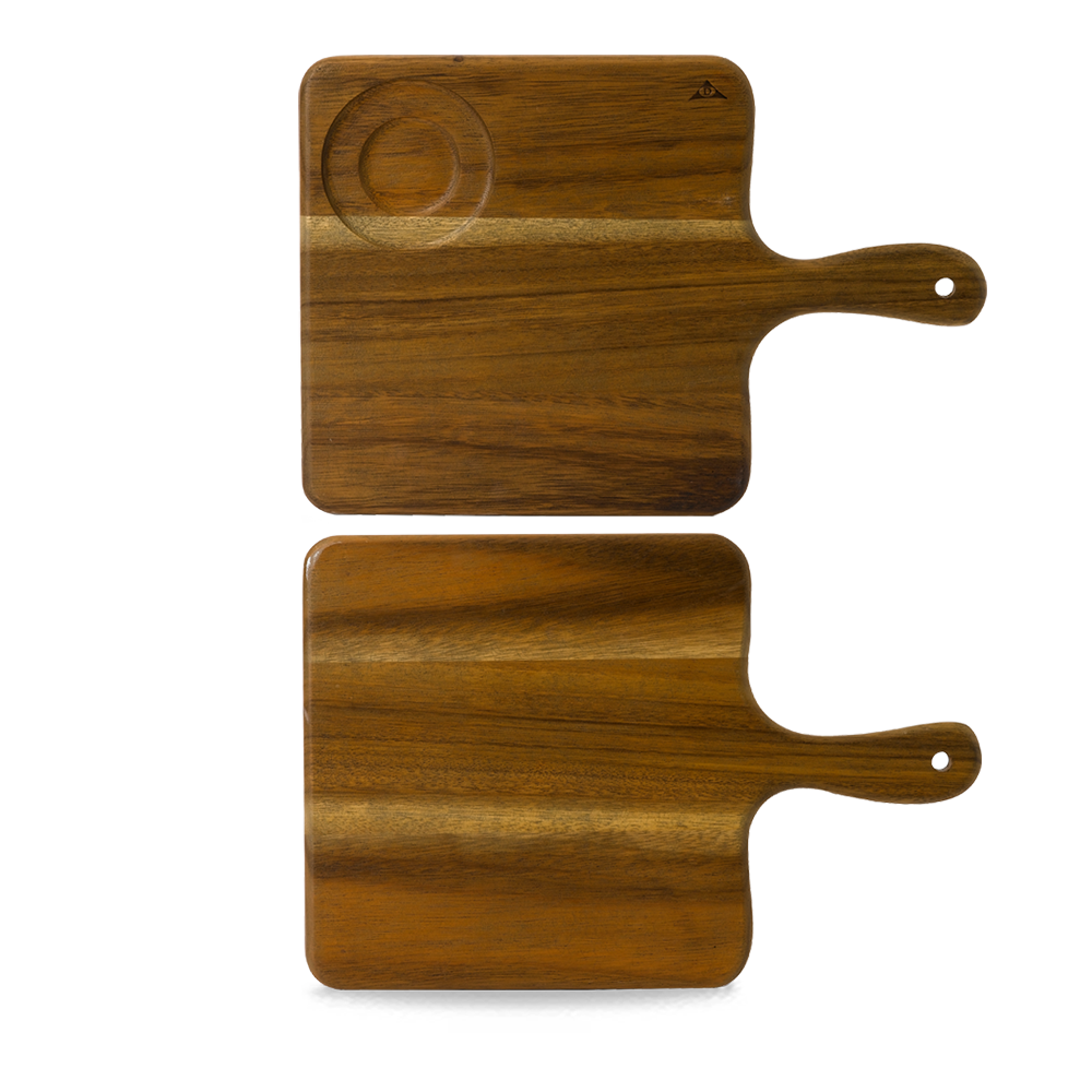 Dudson Acacia Wood Square Handled Board 37.5cm