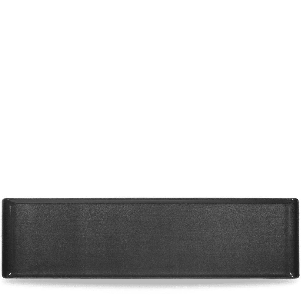 Churchill Buffet Black Melamine Tray 56cm