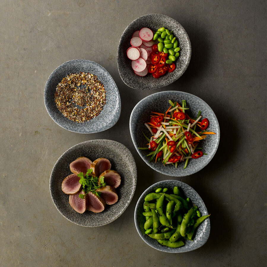 Churchill Studio Prints Raku Topaz Blue Round Dish 16cm