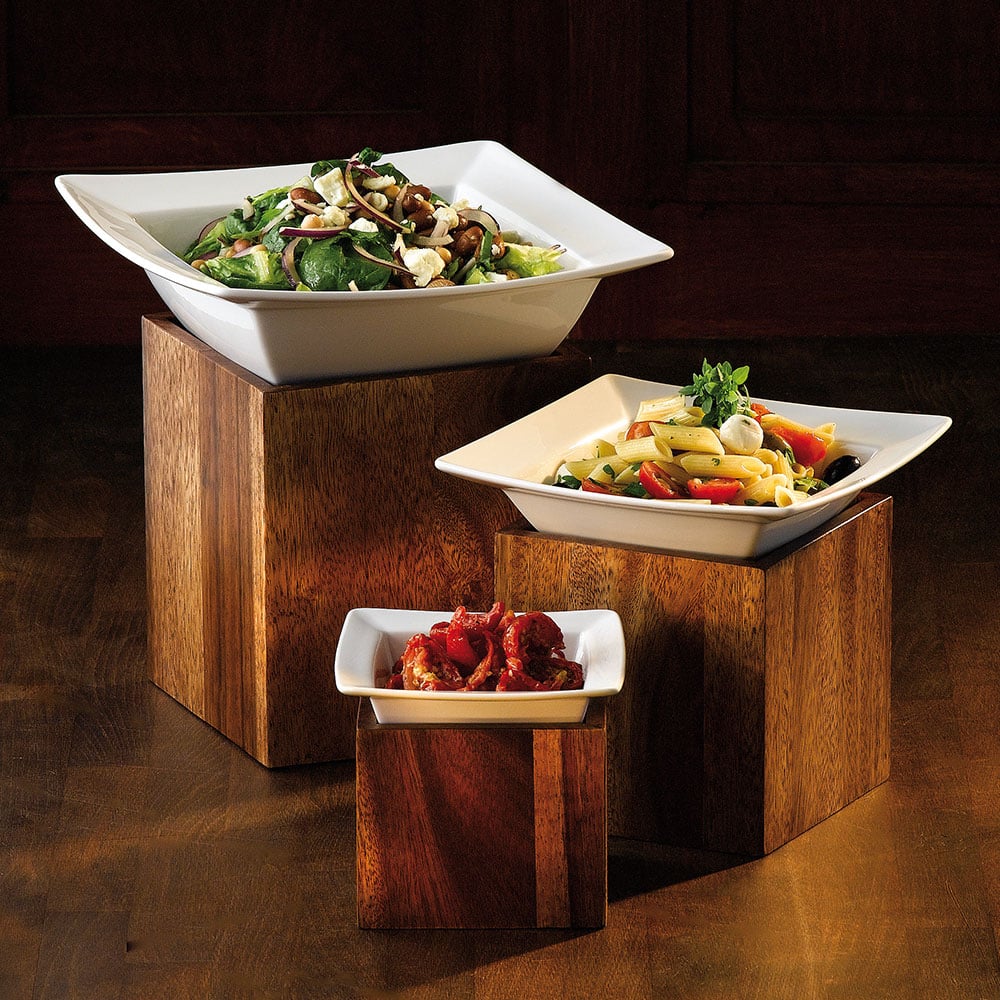 Churchill Buffet Acacia Buffet Cube 12cm