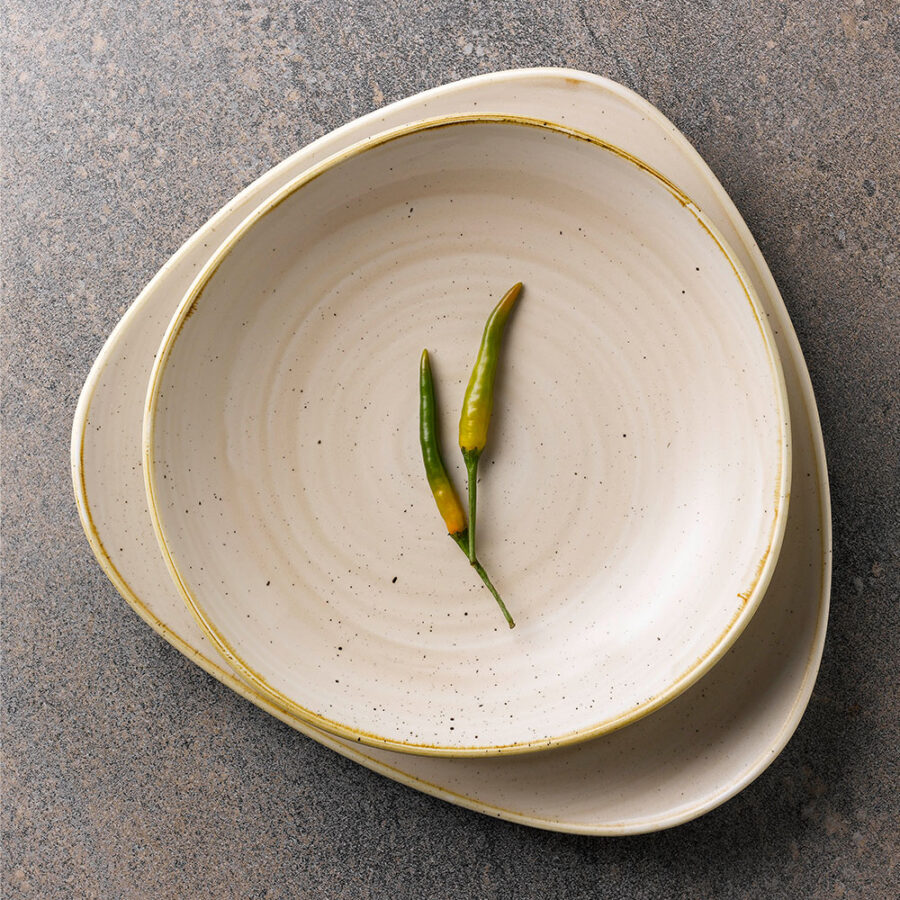 Churchill Stonecast Nutmeg Cream Coupe Bowl 18.2cm